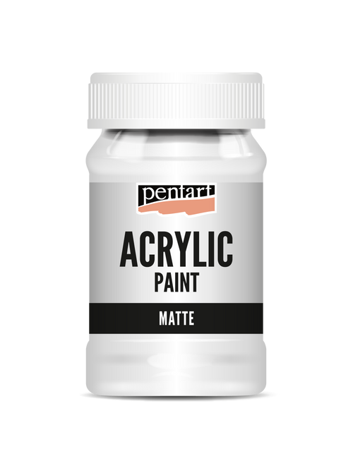 Pentart Acrylic paint matte 100 ml white