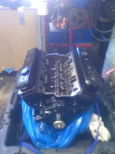 Rebuilt Mercruiser Engine Block