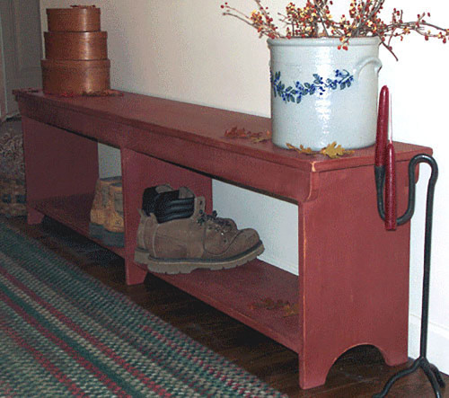 Shaker Shoe Bench