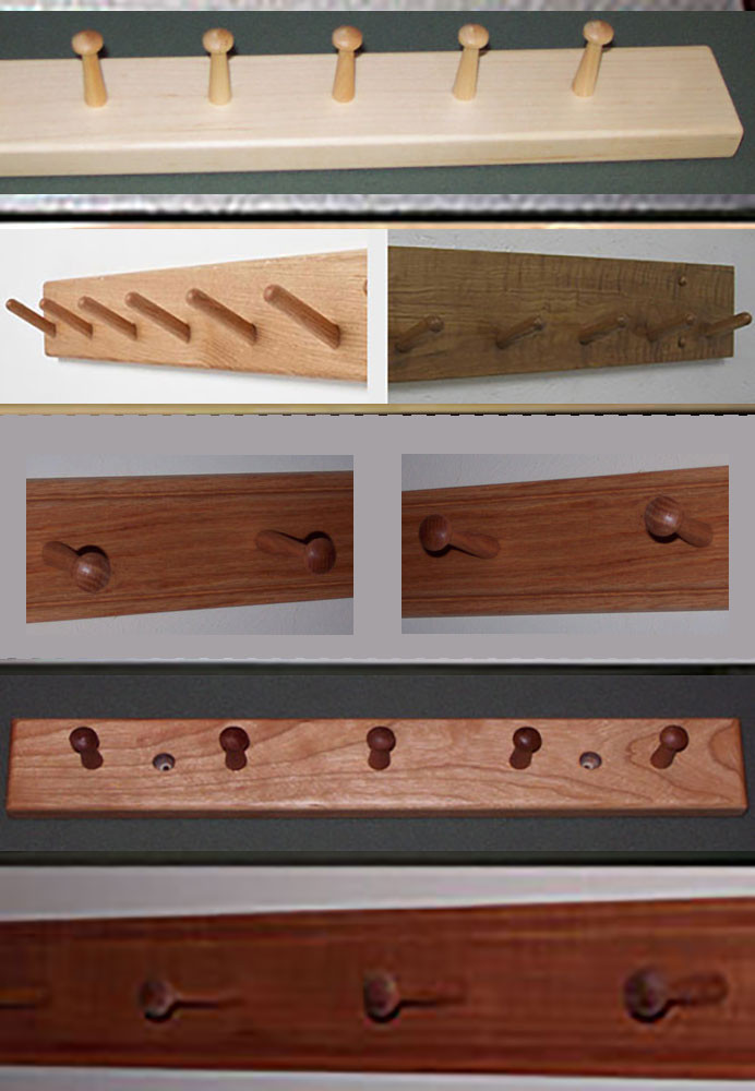 Solid wood Shaker Peg Racks