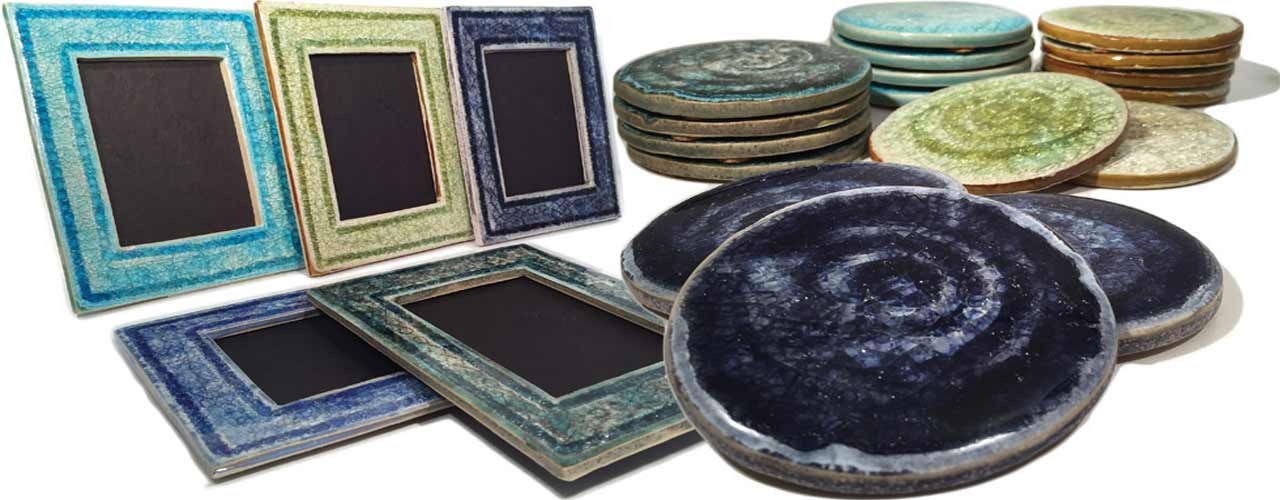 Paloma Pottery Accent Decor, Vibrant Home Products - Recycled Glass ...