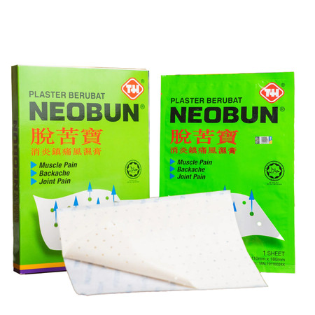NEOBUN Medical Plaster [10 SHEETS] Analgesic Muscle ache Pain relief