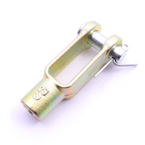 Clevis, 3/8-24 threads, 1/2" pin, 3" long