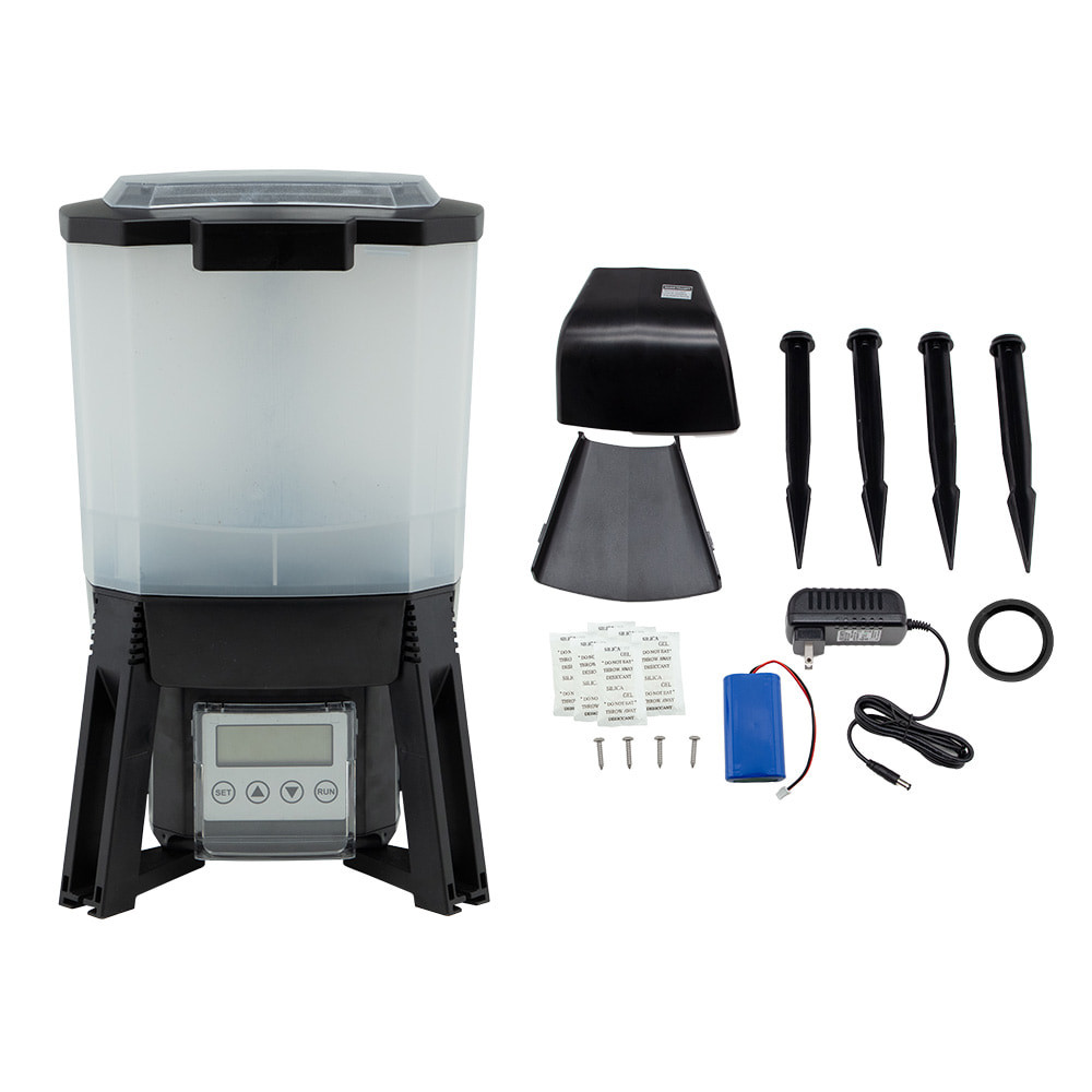 KoiGrower Automatic Solar Fish Feeder | The Pond Guy