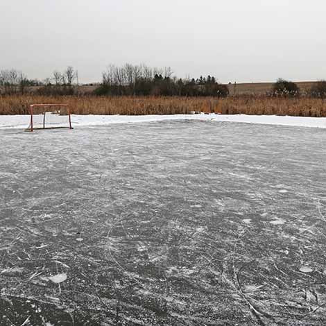How to Create an Ice Rink on Your Pond - The Pond Guy