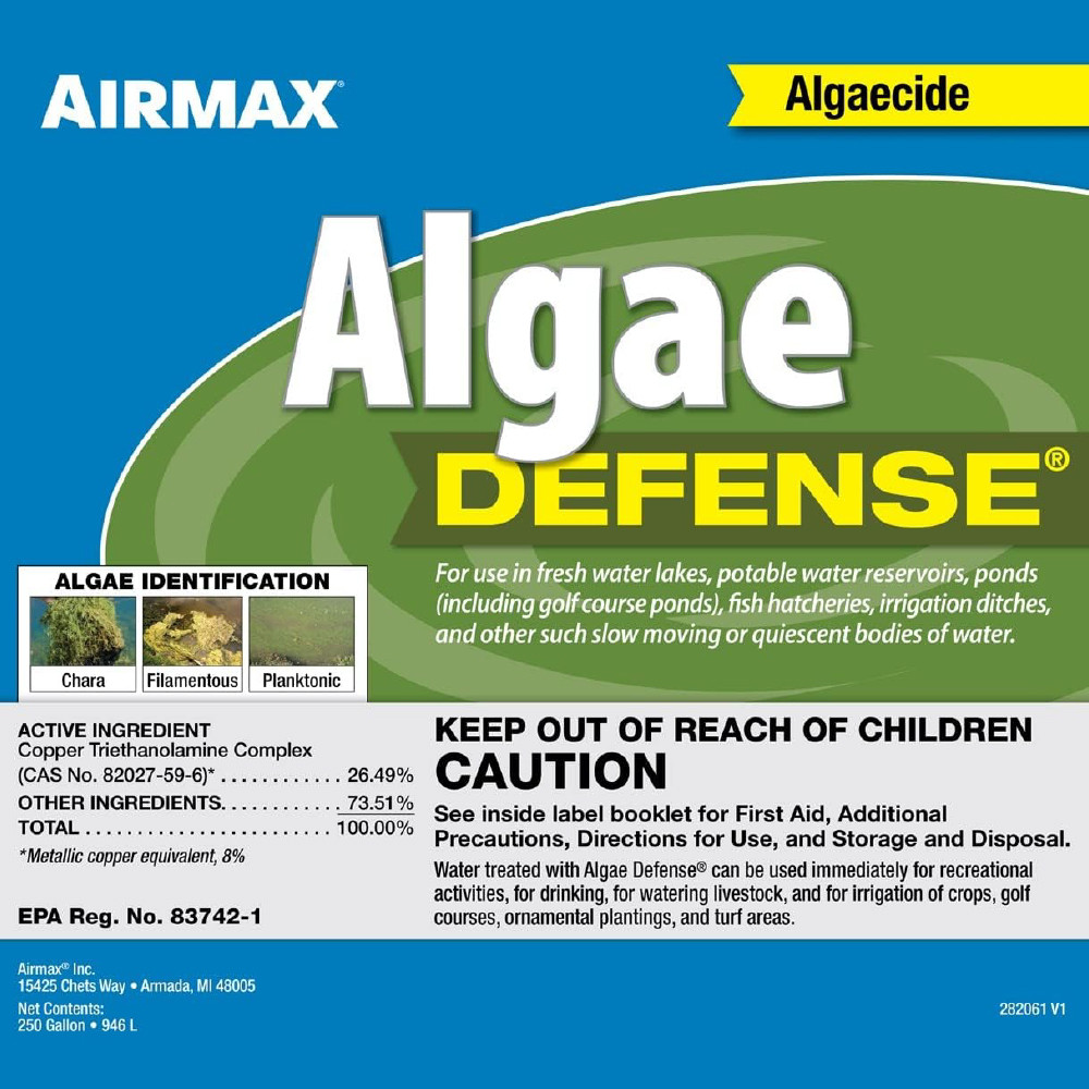Airmax Algae Defense | Copper Algaecide | The Pond Guy