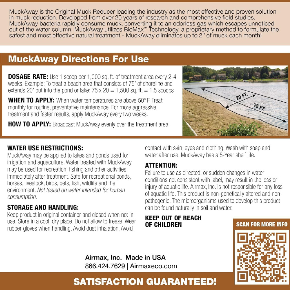 Airmax MuckAway | Pond Cleaner & Muck Remover | The Pond Guy