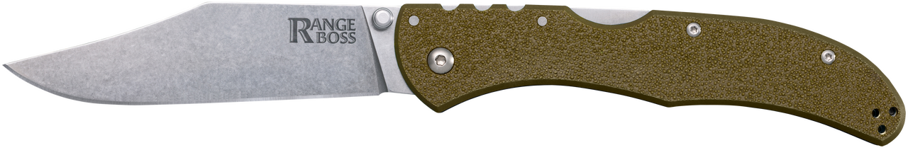 Cold Steel Range Boss Folding Knife 5.25" Clip Point 4034 Stainless ...