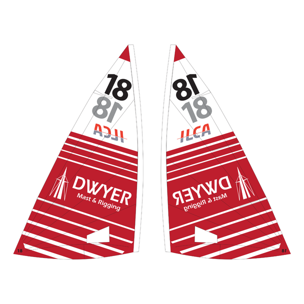 ILCA 6 Sail Ex-Charter Dwyer Branding (North) | Zim Sailing