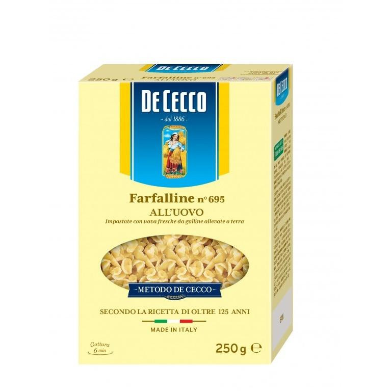 De Cecco Farfalline Egg Pastina 250g N.695