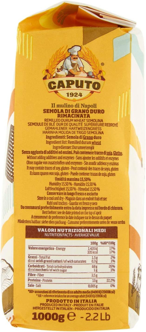 Caputo Durum Wheat - Semola "00" 1Kg