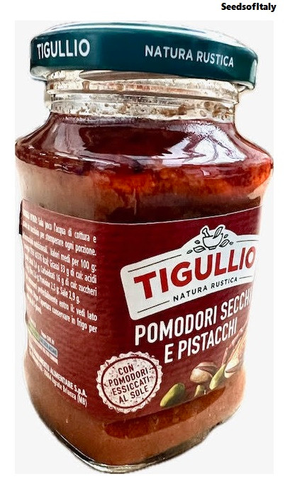 Tigullio Sundried Tomatoes and Pistachio Sauce *Gluten Free* 185g
