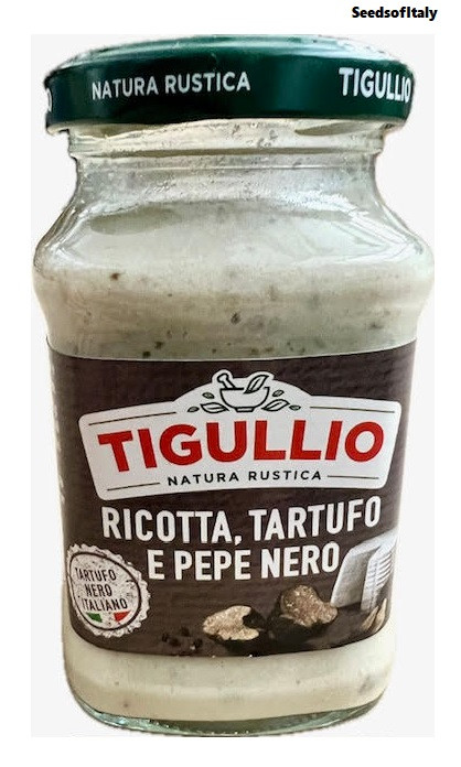 Tigullio Ricotta, Truffle and Black Pepper *Gluten Free* 185g