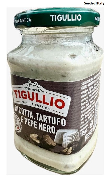 Tigullio Ricotta, Truffle and Black Pepper *Gluten Free* 185g