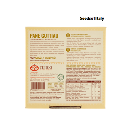 Pane Carasau "Sardinian Bread" 250g (Carta Musica)