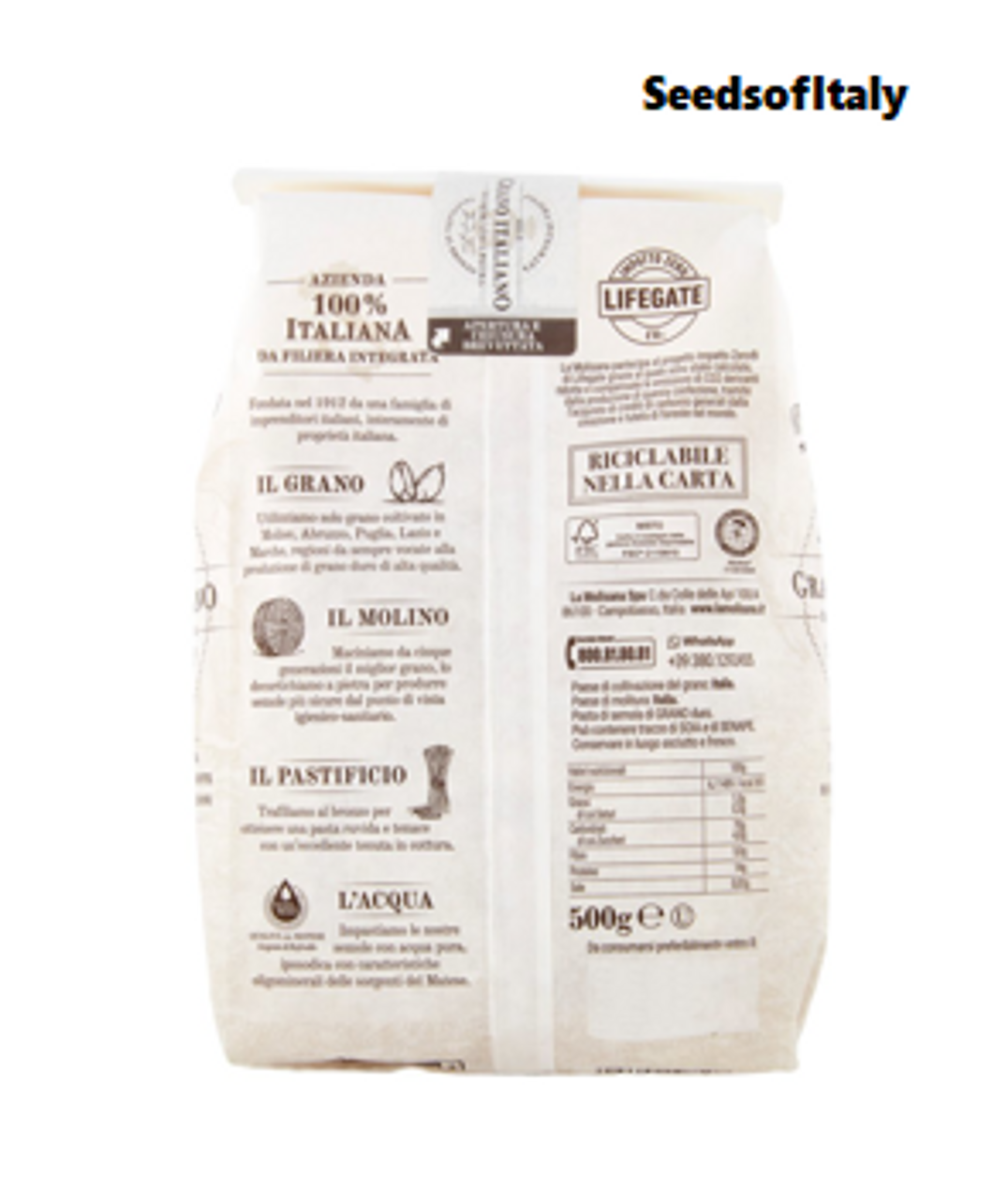 La Molisana "Pantacce Toscane" Pasta 500g N.106