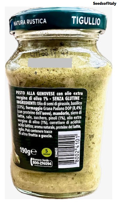Tigullio Pesto Genovese 190g *Gluten Free*