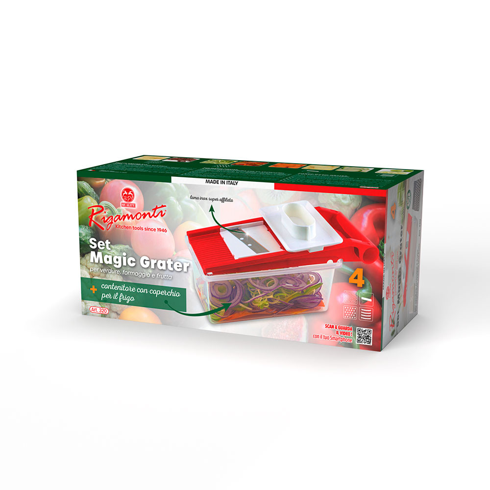 RIGAMONTI Magic Grater slicer set