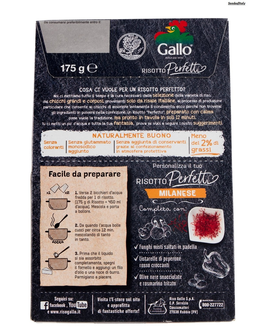 Gallo Risotto Milanese 175g / 2 portions