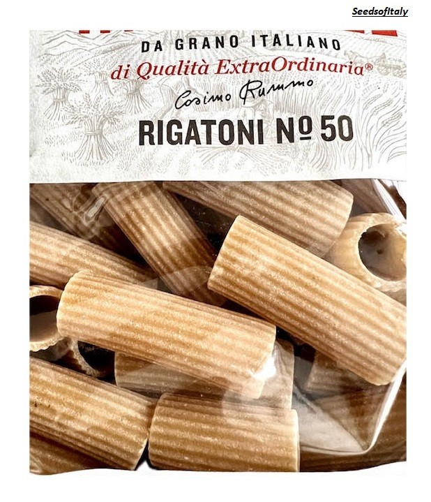 Rummo Rigatoni Whole Wheat (Integrale) N.50(500g)