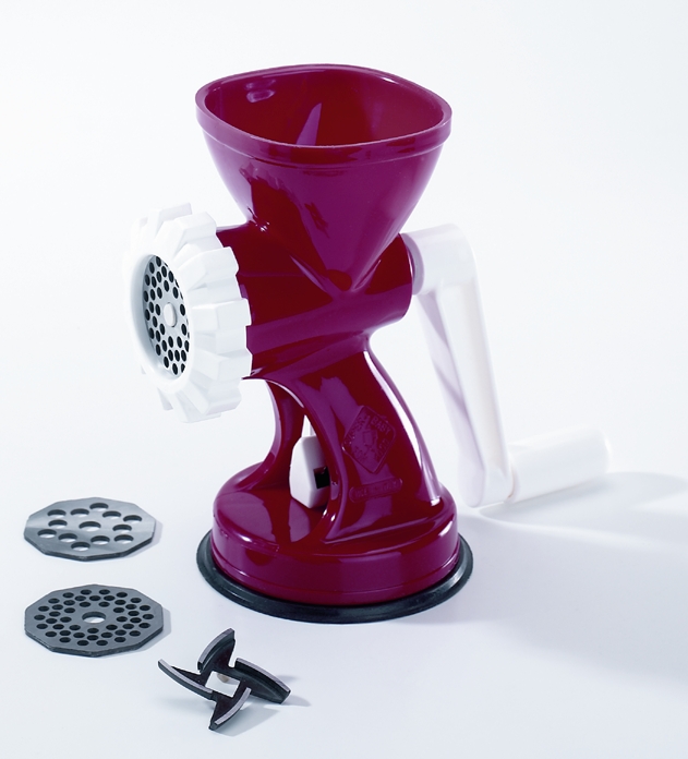 MEAT MINCER WITH SAUSAGE NOZZLE