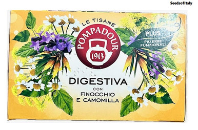 Fennel and Chamomile Herbal Tea (Tisana) 18 tea bags