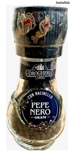 Drogheria Black Pepper With Grinder, 45g,