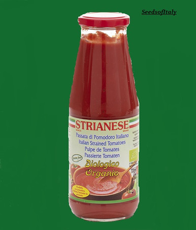 Strianese Organic Crushed Tomatoes, Passata Pomodoro 700ml
