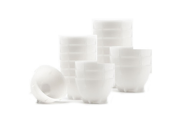 BARISTA HUSTLE WHITE CUPPING BOWLS | 24pcs - Espresso Solutions