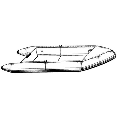 Inflatable Boat Cover - Sport Type | 23'7"-24'6" x 111" | INFCC24DR