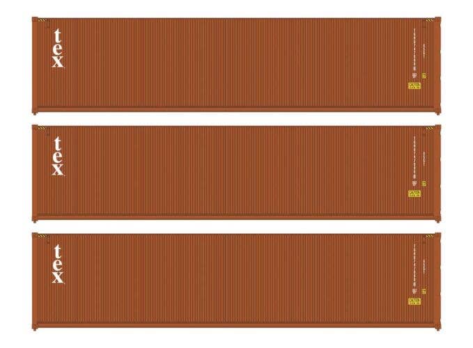 Walthers (SceneMaster) HO 18255 40' Fully Corrugated Container
