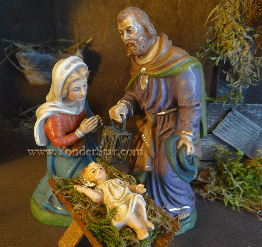 Marolin German Nativity Scene Heirloom Set - Yonder Star Christmas Shop LLC