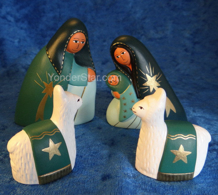 Peruvian Highlands Nativity Set - Yonder Star Christmas Shop LLC