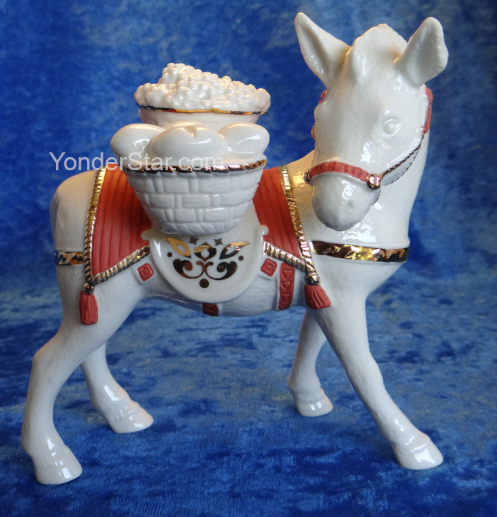 Donkey w Basket First Blessing Lenox Nativity Set - Yonder Star ...