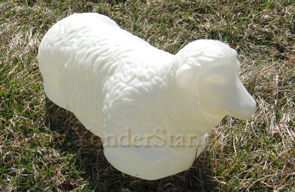 Lighted White Outdoor Nativity Shepherd w Sheep - Yonder Star Christmas ...