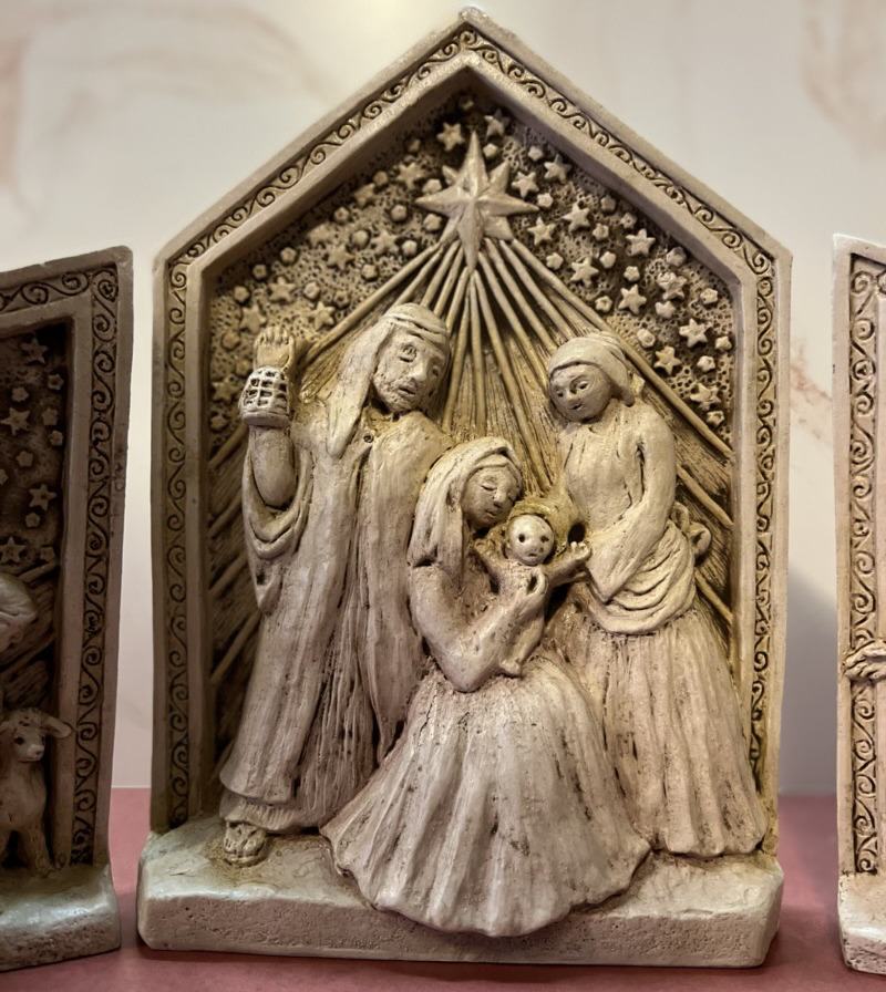 Sculptural Nativity Set Made in Texas - Yonder Star Christmas Shop LLC