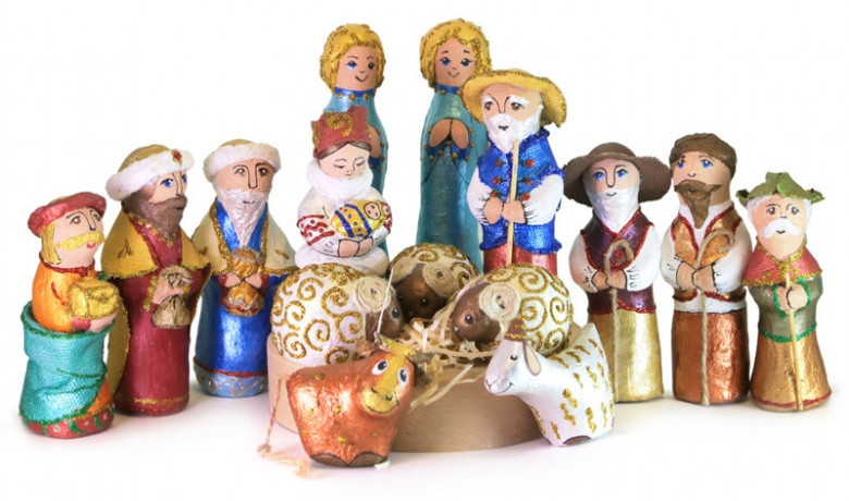 Native American Nativity Sets from Jemez Pueblo - Yonder Star Christmas ...