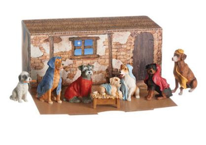 Ornaments & Accents Home Décor Home & Living Canine Creche Dog Nativity ...