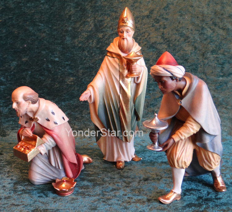 LEPI Venetian Italian Nativity Three Wisemen | Yonder Star Christmas ...