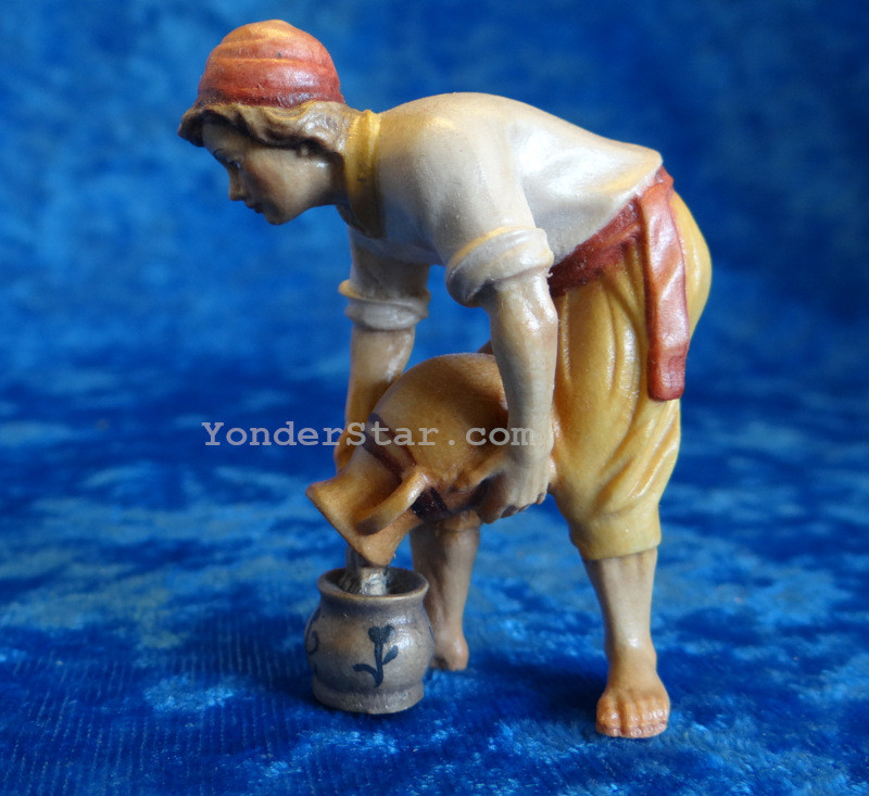 Nazarene Water Carrier Boy for LEPI Nazarene Wooden Nativity - Yonder ...