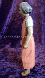 Woman Standing with Amphora - Huggler Nativity Woodcarving - Yonder ...