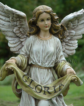 Gloria Angel for 27" Outdoor Nativity Scene Full Color - 37521 - Yonder ...