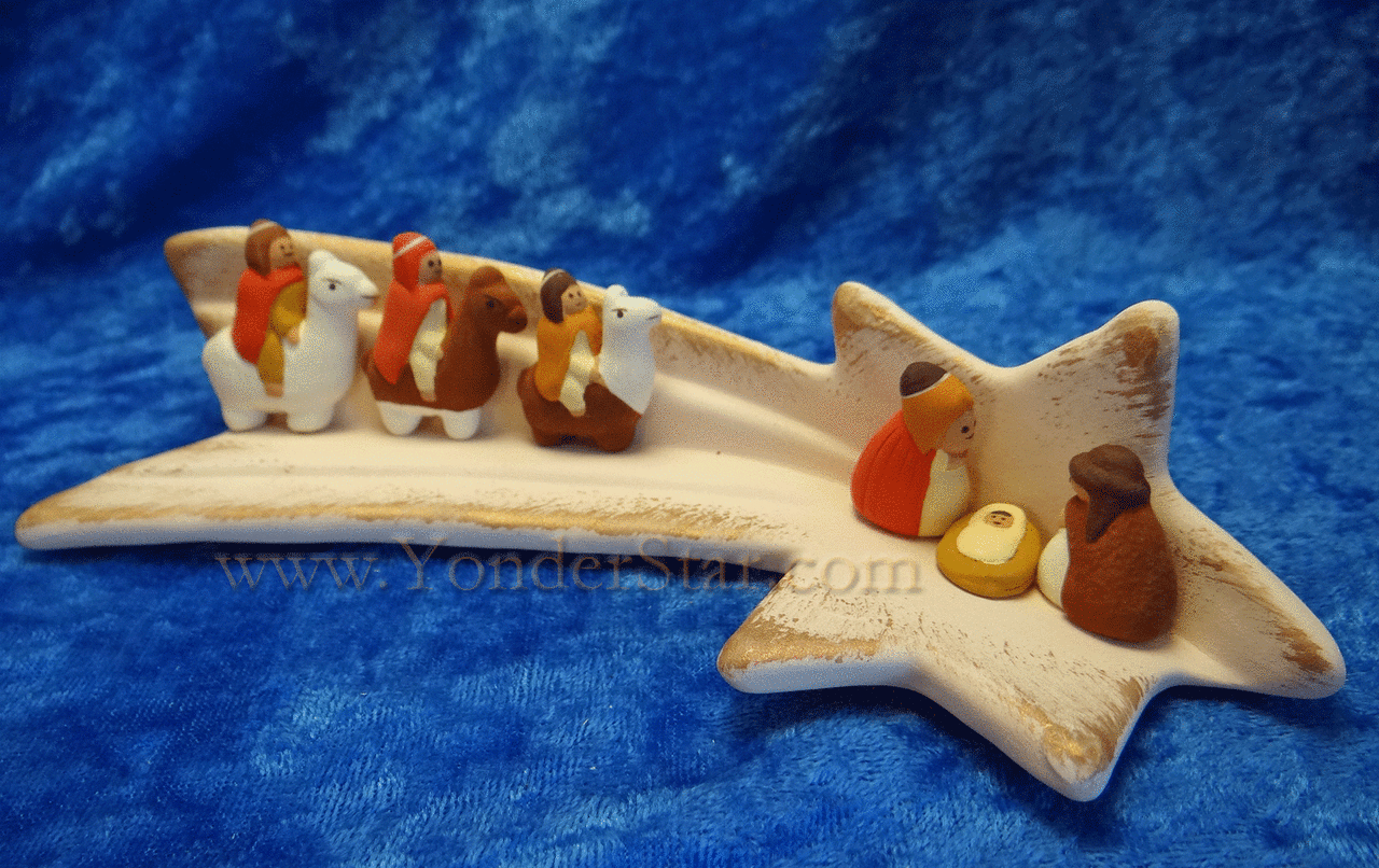 Following the Star Nativity Scene - Yonder Star Christmas Shop LLC
