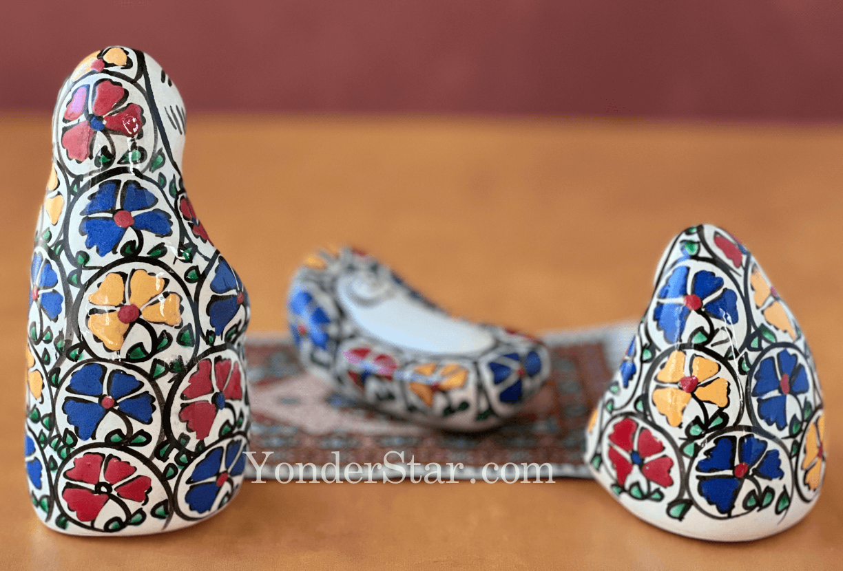 Fritware Nativity Set from Turkey Blue Carnations - Yonder Star ...