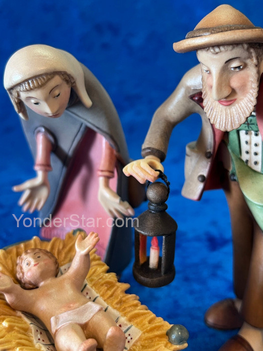Kastlunger Holy Family for LEPI Kastlunger Wooden Nativity