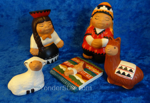 Matchbox Nativity Peru - Yonder Star Christmas Shop LLC
