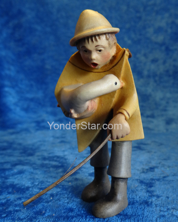 Kastlunger Goose Herder for LEPI Kastlunger Wooden Nativity - Yonder ...
