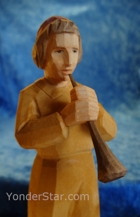 Holy Family - Huggler Nativity Woodcarving - Yonder Star Christmas Shop LLC