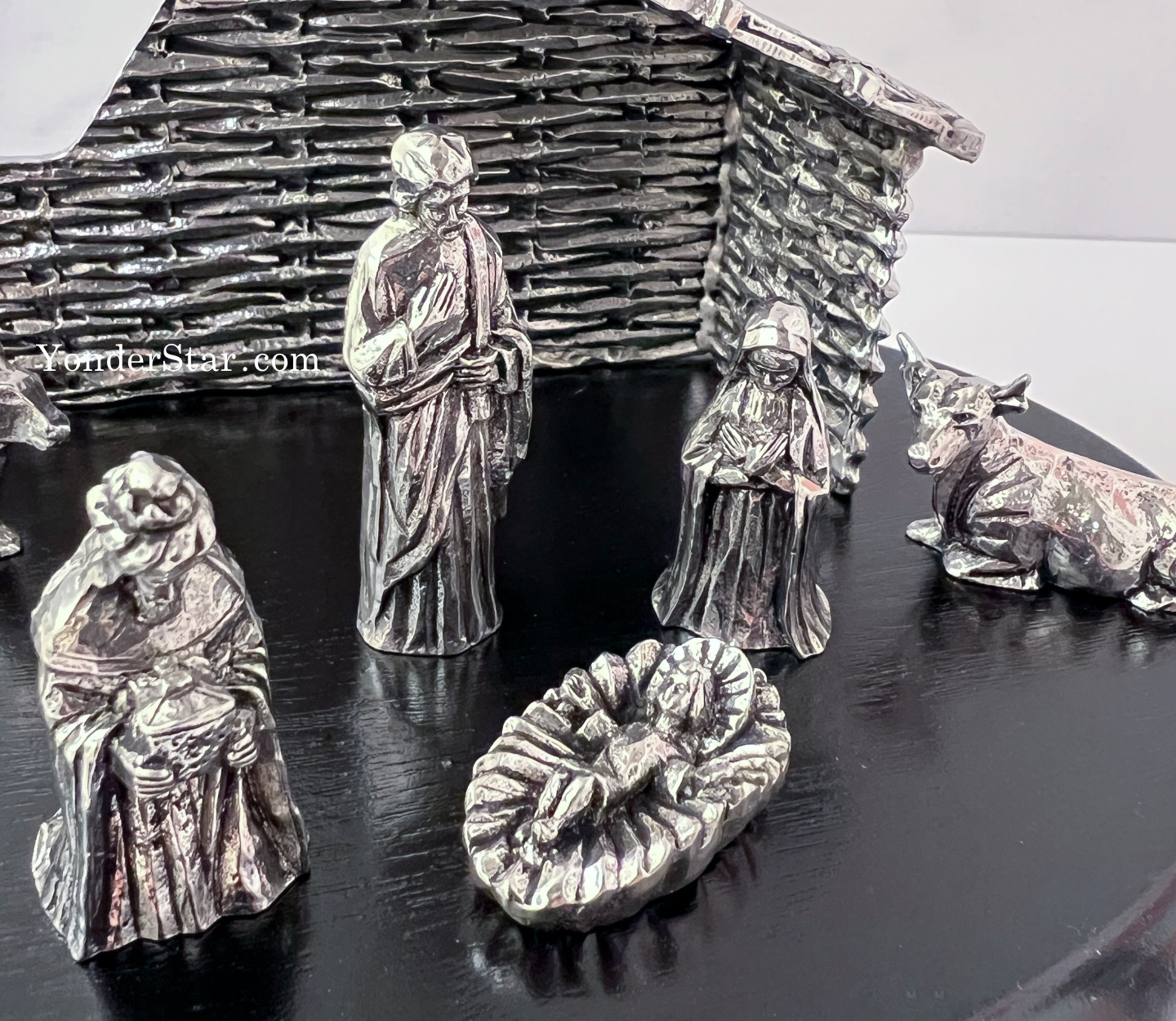 Pewter Nativity from Canada | Yonder Star Nativity Scenes