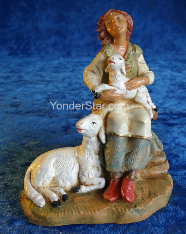 Nahome - 7.5" Fontanini Nativity Shepherdess 52879 - Yonder Star ...